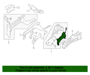 2014-2020 Nissan Rogue Upper Rail - Driver's Side (LH) F4111-4BAMA ...