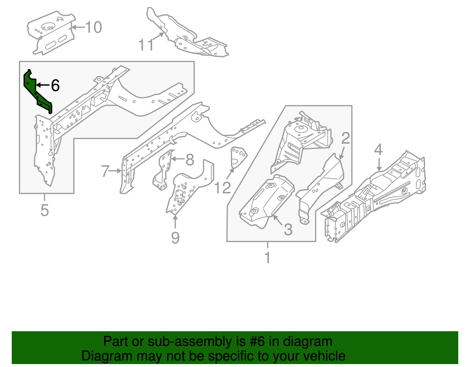 2014-2020 Nissan Rogue Side Support F2521-4BAMA | Temecula Nissan Parts