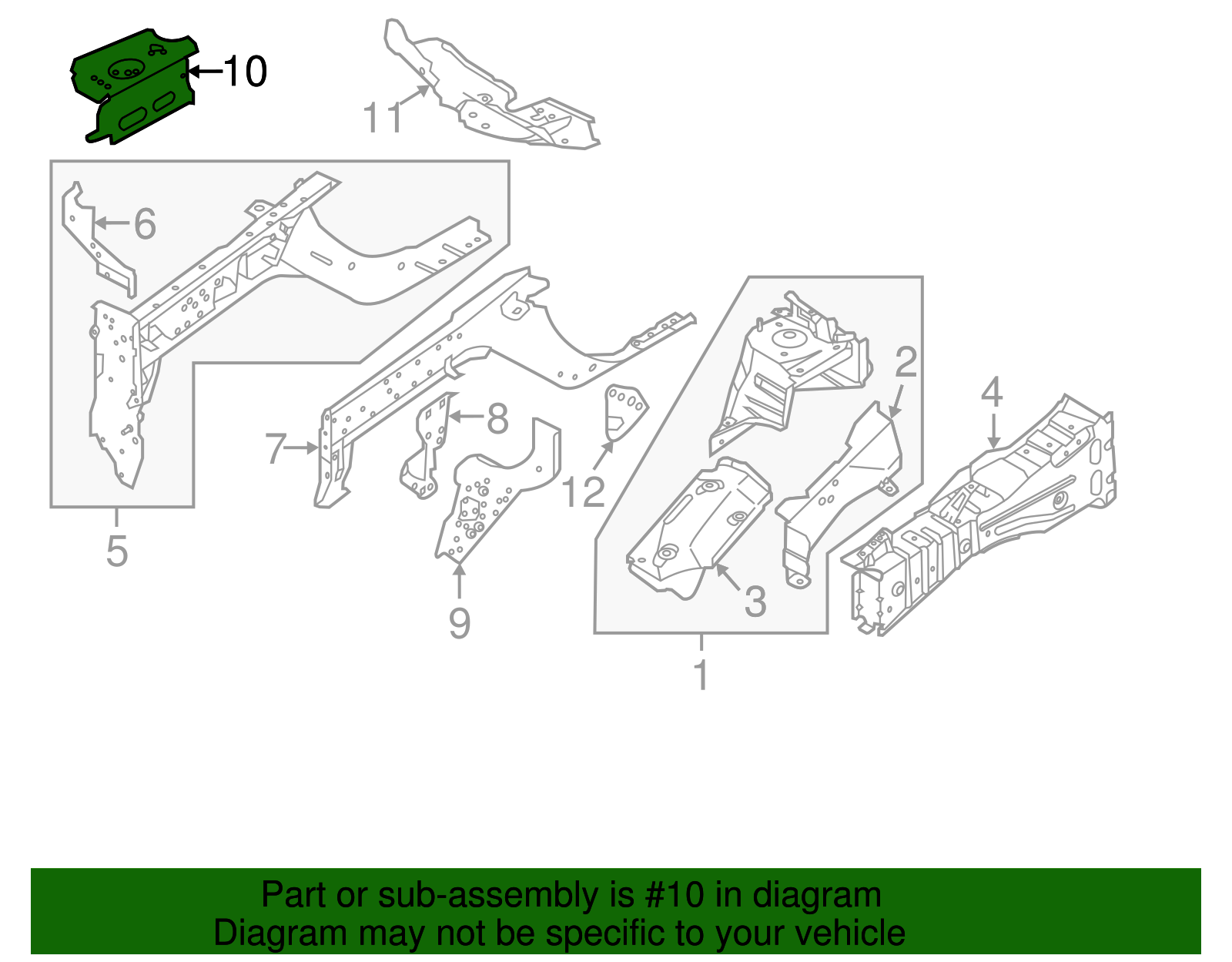 G5116-4BAMA - Mount Bracket - 2014-2019 Nissan Rogue | Conicelli Nissan