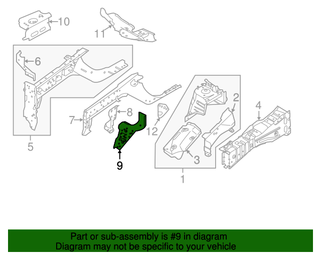 2014-2020 Nissan Rogue Connector Plate F4190-4BAMA | Nissan Parts Plus
