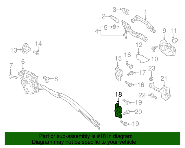 KD53-72-240A - OEM NEW 2013-2019 Mazda 3 6 Lower Hinge Mexico Built ...