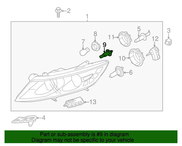 2012-2020 Kia Socket 92161-2T000 | Kia Automotive Parts