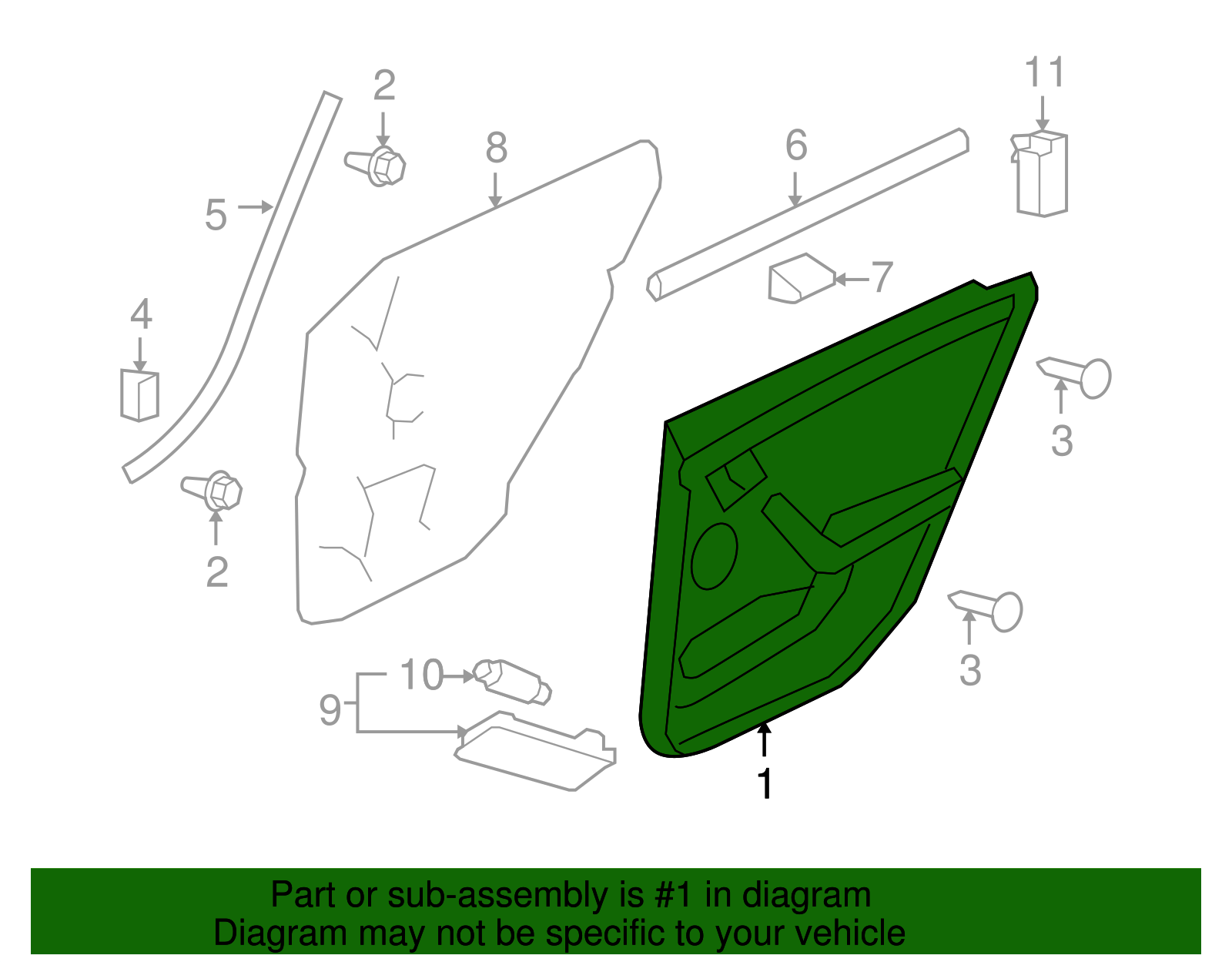 2008-2009 Pontiac G8 Panel 92204587 | QuirkParts