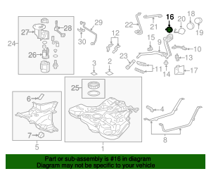 77277-76020 - Filler Pipe Protector - 2016-2018 Toyota | OEM Genuine ...
