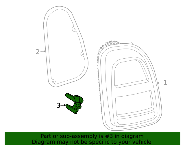 63-21-7-472-245 - Lock 2017-2024 Mini Cooper Countryman | AutoNation Parts
