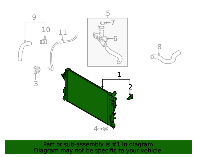 25310-J3050 - Radiator Assembly 2020-2024 Kia | Kia.Parts Store