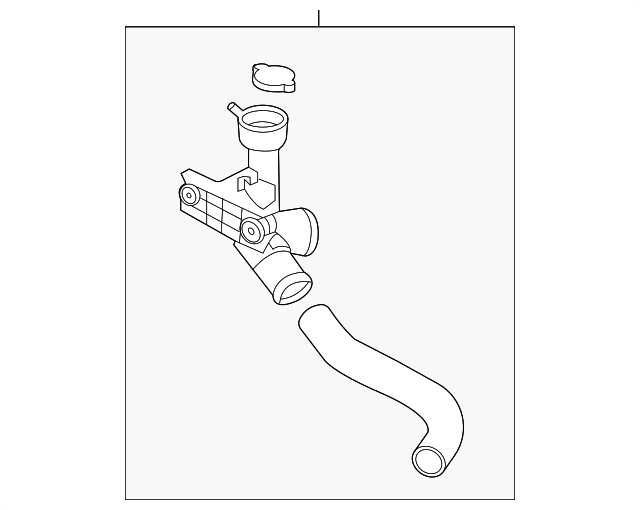 25327-K0200 - Upper Hose 2020-2024 Kia Soul | Kia.Parts Store