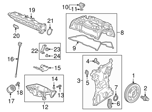 Engine Parts for 2020 Honda Accord OEM Parts Online