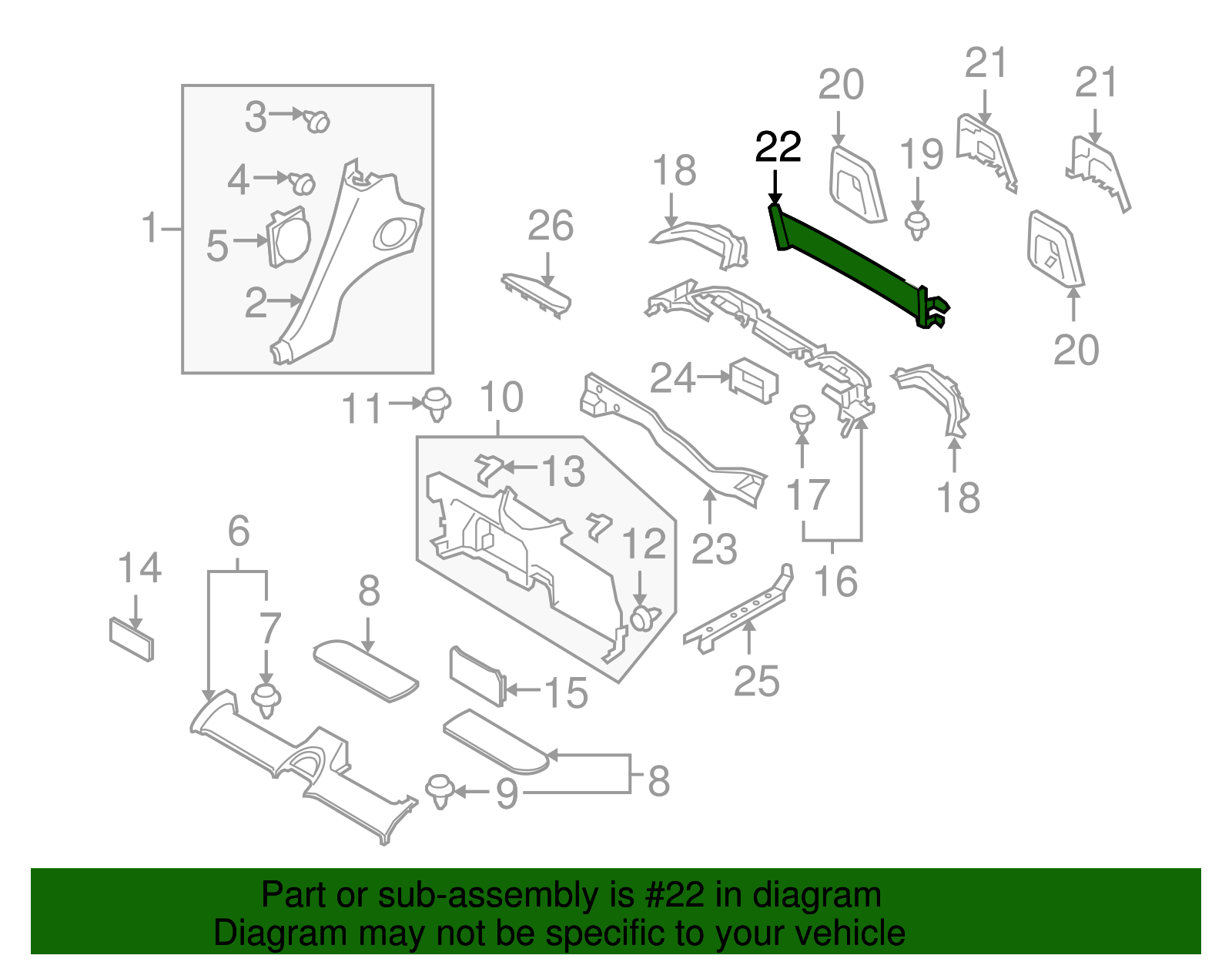 2010-2020 Nissan 370Z Air Deflector 97284-1ET0A | My Nissan Part