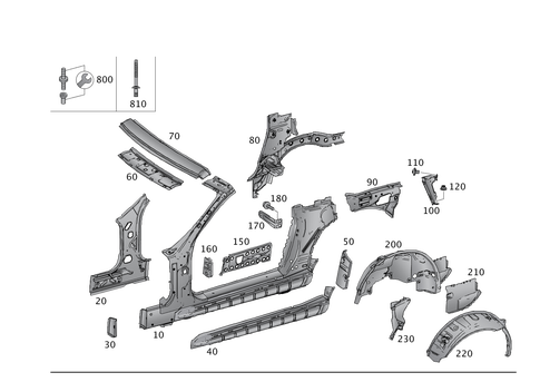 Side Panels for 2015 Mercedes-Benz SLK350 | Mercedes-Benz USA Parts