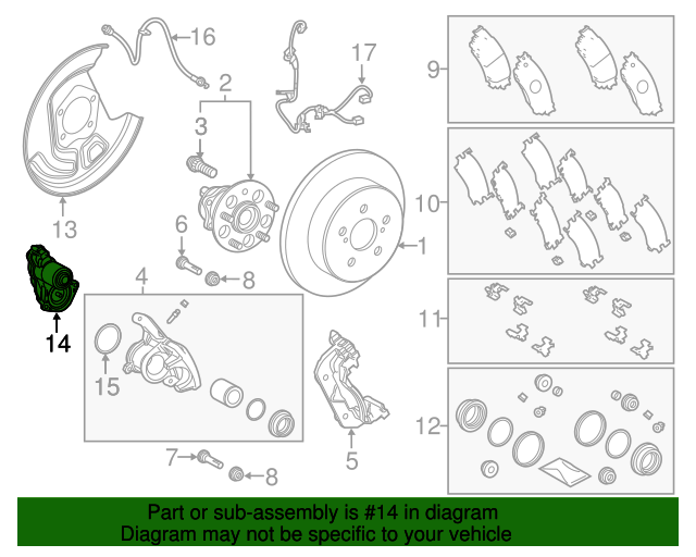46310-78010 - Actuator - 2018 Toyota C-HR | OEM Genuine Toyota Parts
