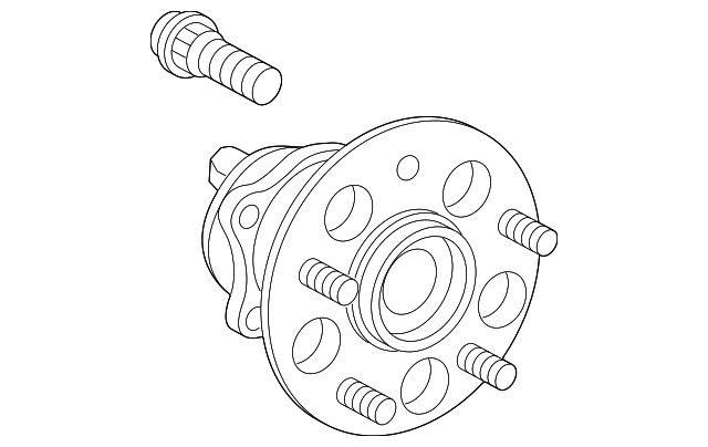 42450-02270 - Hub Assembly - 2018-2022 Toyota C-HR | OEM Genuine Toyota ...