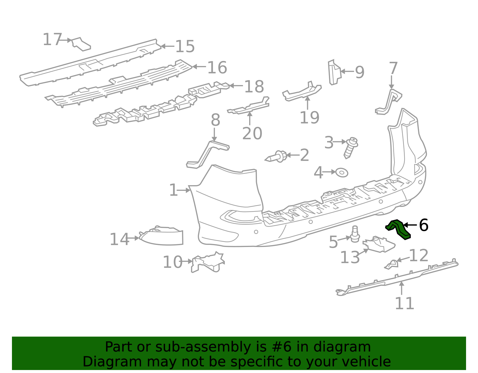 52185-60100 - Mount Bracket - 2010-2020 Lexus GX460 | My L Parts