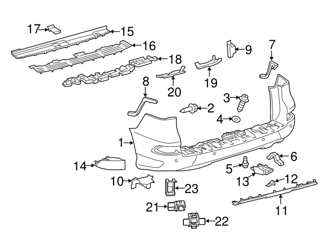 52179-60061 - Plate - 2010-2020 Lexus GX460 | MyLexusParts