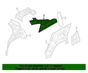 2012-2018 Nissan Versa Inner Pillar - Passenger Side (RH) G6630-3BAMA ...