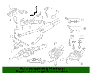 11787539125 - 2006-2014 BMW Oxygen Sensor (11-78-7-539-125) | BMW of South Atlanta Parts