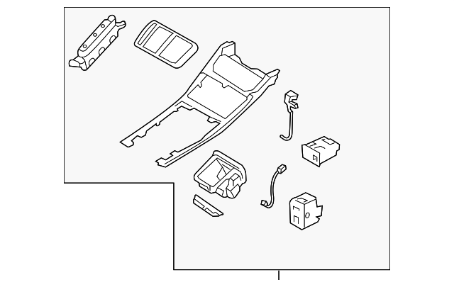 2020-2022 Genesis G90 Finish Panel 84650-D2FF0-VNB | QuirkParts