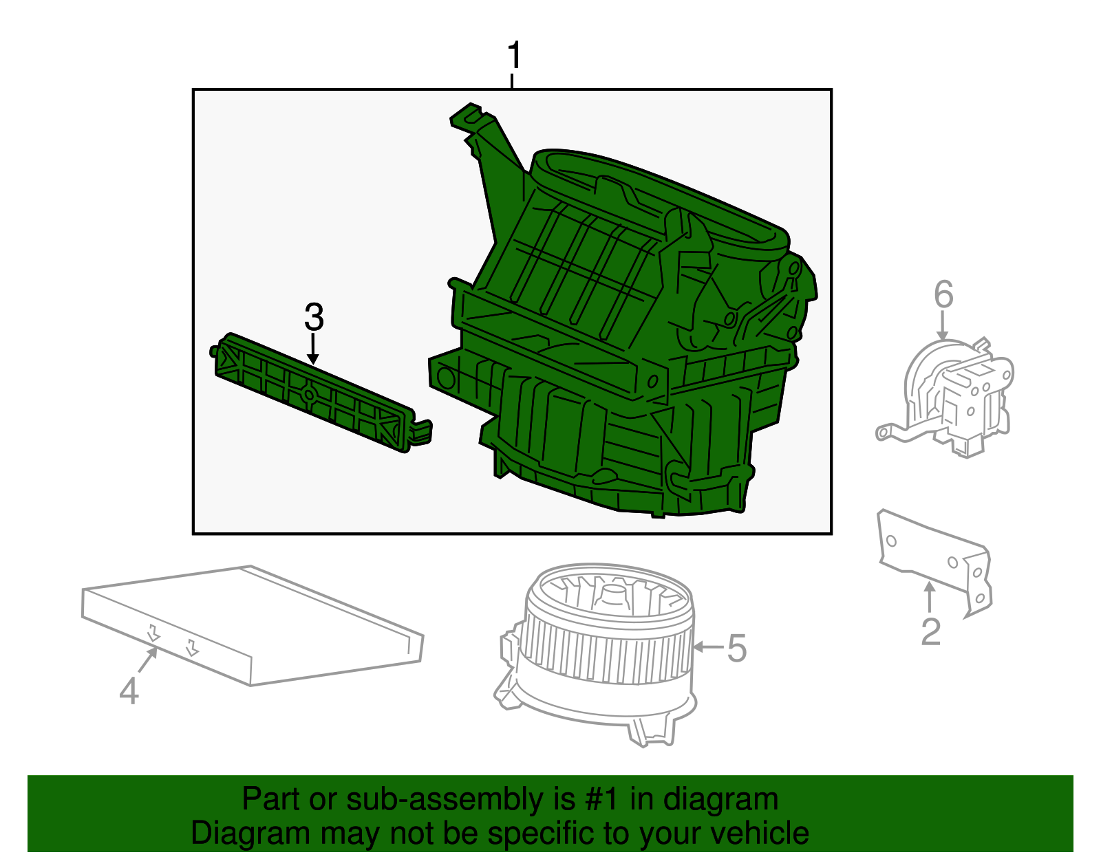 79305-T2F-A01 - 2013-2017 Honda Accord - Blower Sub-Assembly | Genuine ...