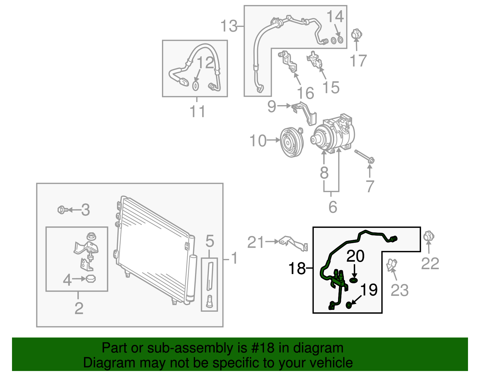 2005-2010 Scion tC Liquid Line 88710-21180 | OEM Parts Online