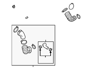 2017-2020 Genesis Intake Tube 28140-D2000 | OEM Parts Online