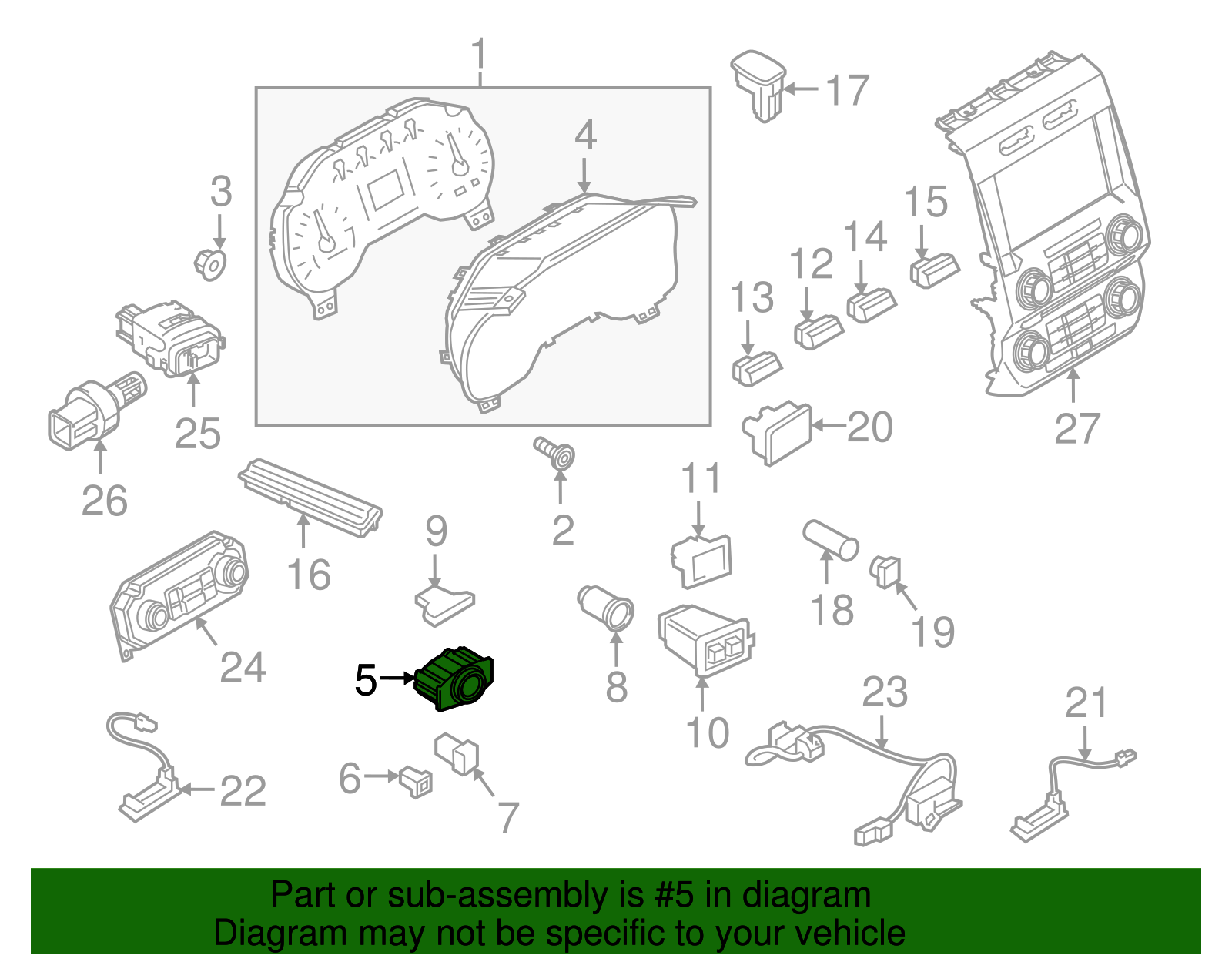 2015-2022 Ford Motorcraft™ Headlamp Switch SW-7421 | Ford OEM Parts Outlet