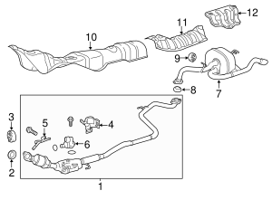 2007-2019 Toyota Heat Shield 58327-52121 | OEM Parts Online