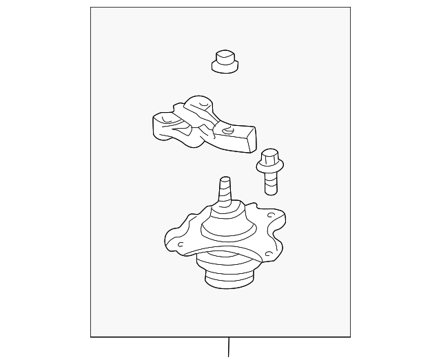 OEM 2001-2005 Honda Civic Side Mount 50820-S5A-013 | Honda Automotive Parts