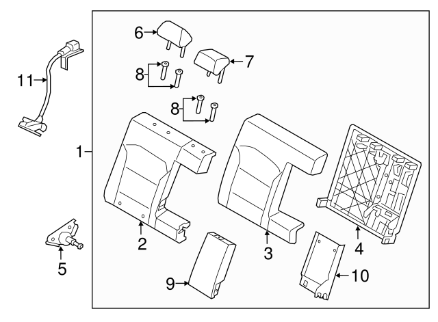 2019-2020 Hyundai Elantra Latch 89740-F2100-XUG | OEM Parts Online