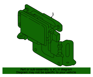 99110-T6000 - Unit Assembly Front Radar 2021-2024 Genesis GV80 ...