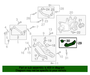 55280-D3200 - Trailing Arm 2017-2022 Kia Sportage | Kia.Parts Store