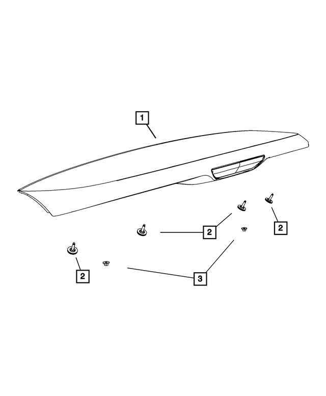 2011-2013 Jeep Grand Cherokee Lift-Gate Spoiler 68086312AG | QuickParts