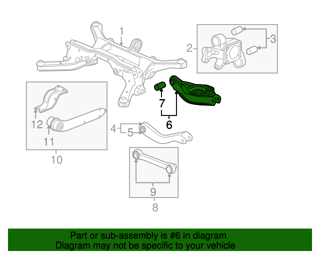 2010-2017 GM Lower Control Arm - Passenger Side (RH) 20830781 ...