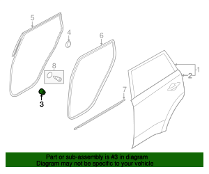 82191-28010 - Door Shell Bumper - 2004-2021 Kia | Kia Auto Parts