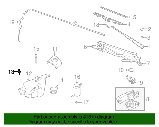 Fender Liner Retainer Clip - GM (11519949) | GMPartsDirect.com