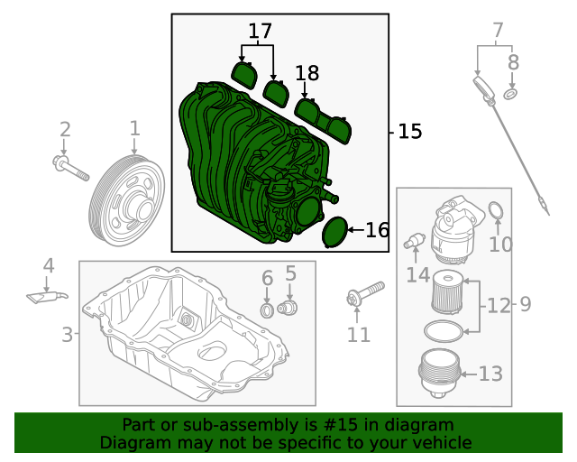 28310-2M110 - Intake Manifold 2020-2023 Kia Rio | Kia.Parts Store