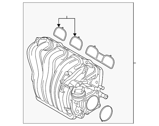 28310-2M110 - Intake Manifold 2020-2023 Kia Rio | Kia.Parts Store