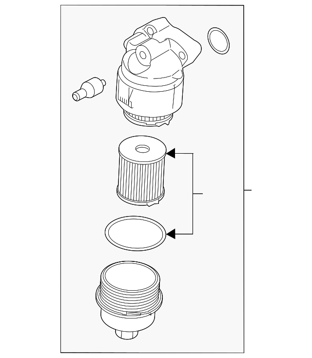 26300-2M000 - Filter Housing 2020-2023 Kia Rio | Kia.Parts Store