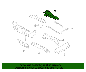 1997-2010 Ford Seat Track - Driver's Side (LH) F81Z-2561705-CA ...