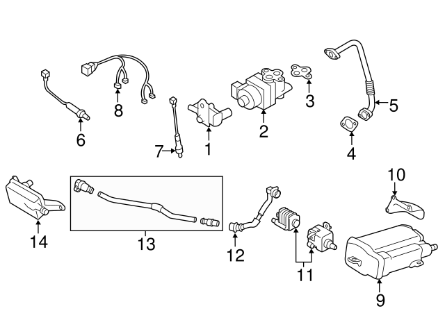 2015-2019 Subaru Solenoid Valve 16102AA560 | Subaru Parts Pro
