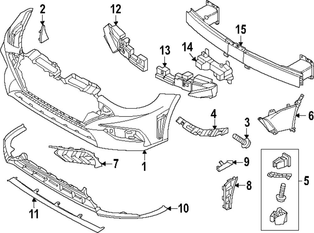 2021-2023 Hyundai Sonata Energy Absorber 86524-L1200 | Hyundai ...