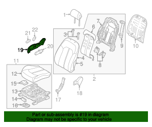 2015-2019 Hyundai Sonata Outer Finish Panel 88061-C2000-TRY | OEM Parts ...