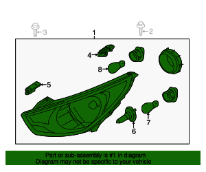 92101-2S640 - Composite Assembly - 2014-2015 Hyundai Tucson | World OEM ...