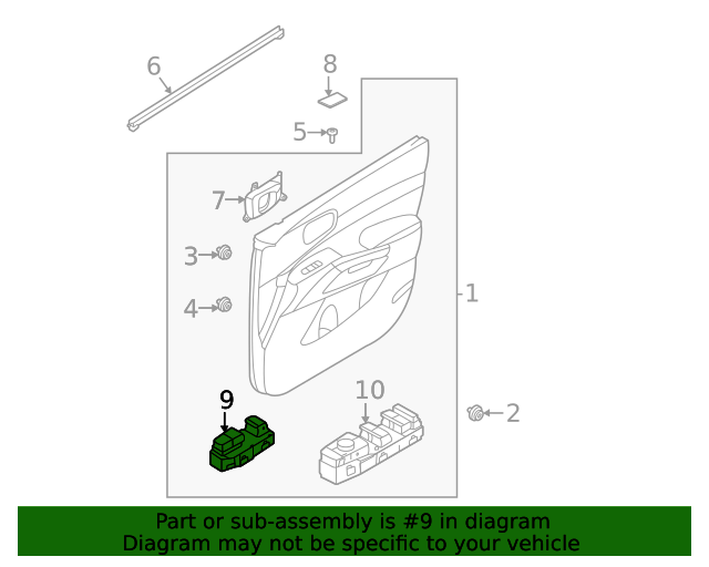 93581-P2020 - Switch Assembly 2021-2023 Kia | Kia.Parts Store