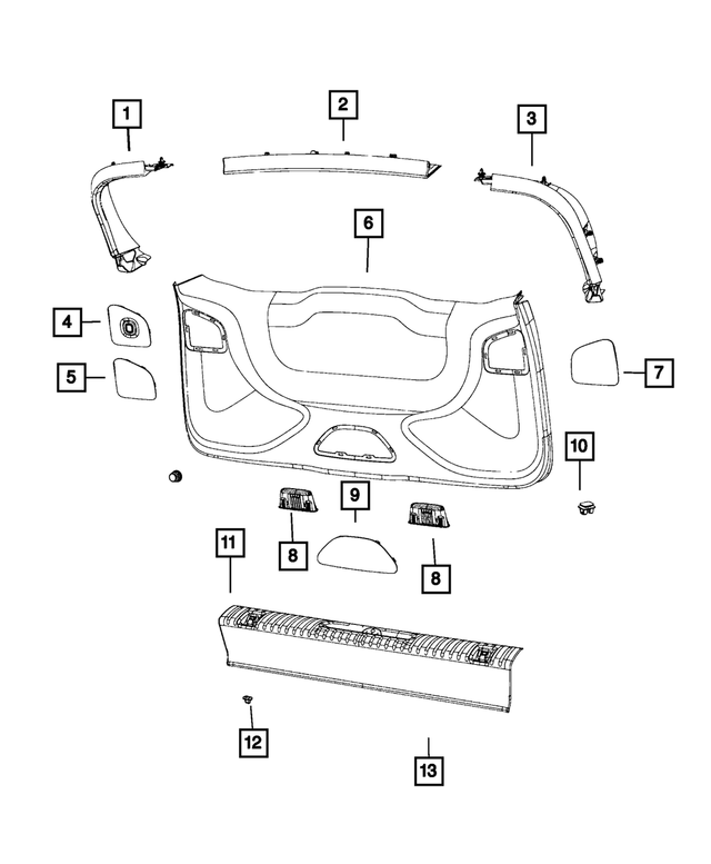 2017-2022 Mopar Fastener 68274755AA | My Mopar Parts