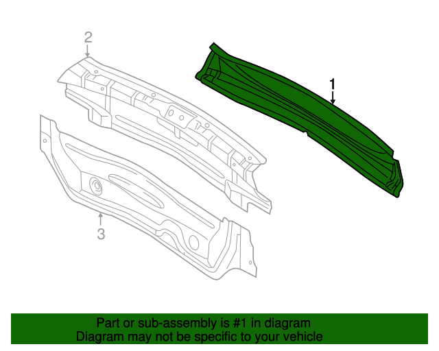 8K9-813-307-C - Rear Body Panel 2009-2016 Audi | Audi OEM Parts