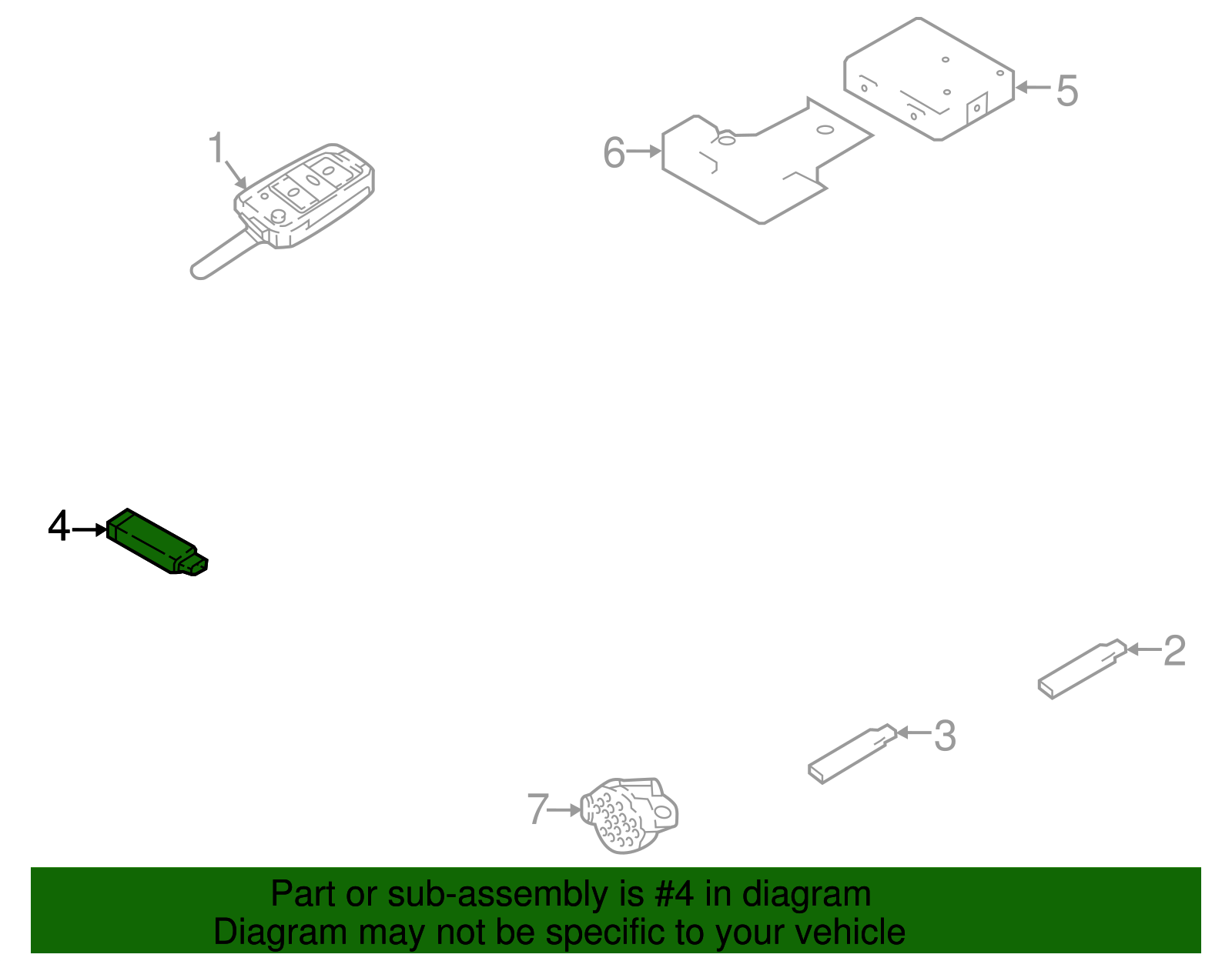 2024-2025 Volkswagen Antenna 5WA-962-131-G | VW Direct Auto Parts