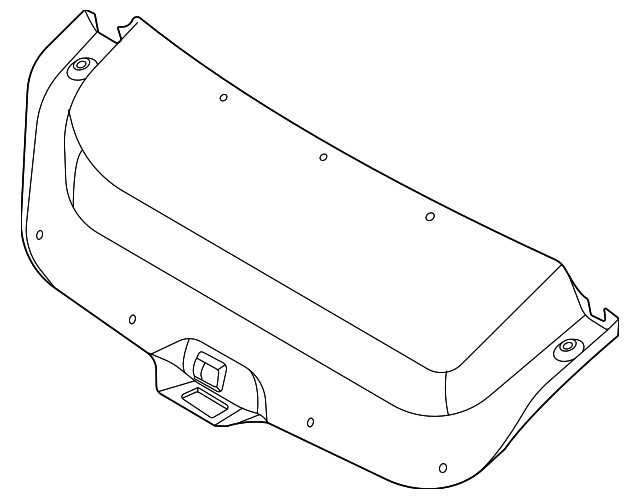 2021-2024 Hyundai Trunk Lid Trim 81051-AA000 | World OEM Parts Hyundai