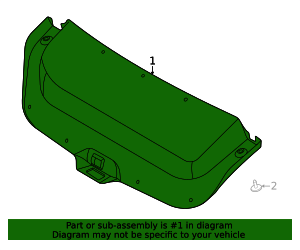 2021-2024 Hyundai Trunk Lid Trim 81051-AA000 | World OEM Parts Hyundai