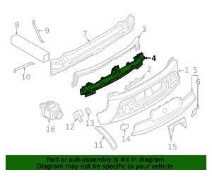 51127462344 - 2018-2021 BMW Absorber (51-12-7-462-344) | BMW of South ...