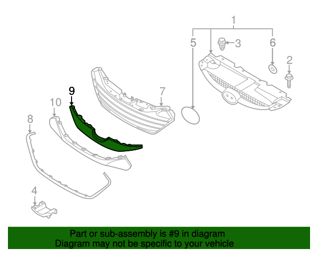 2010-2015 Hyundai Tucson Upper Cover 86352-2S100 | OEM Parts Online